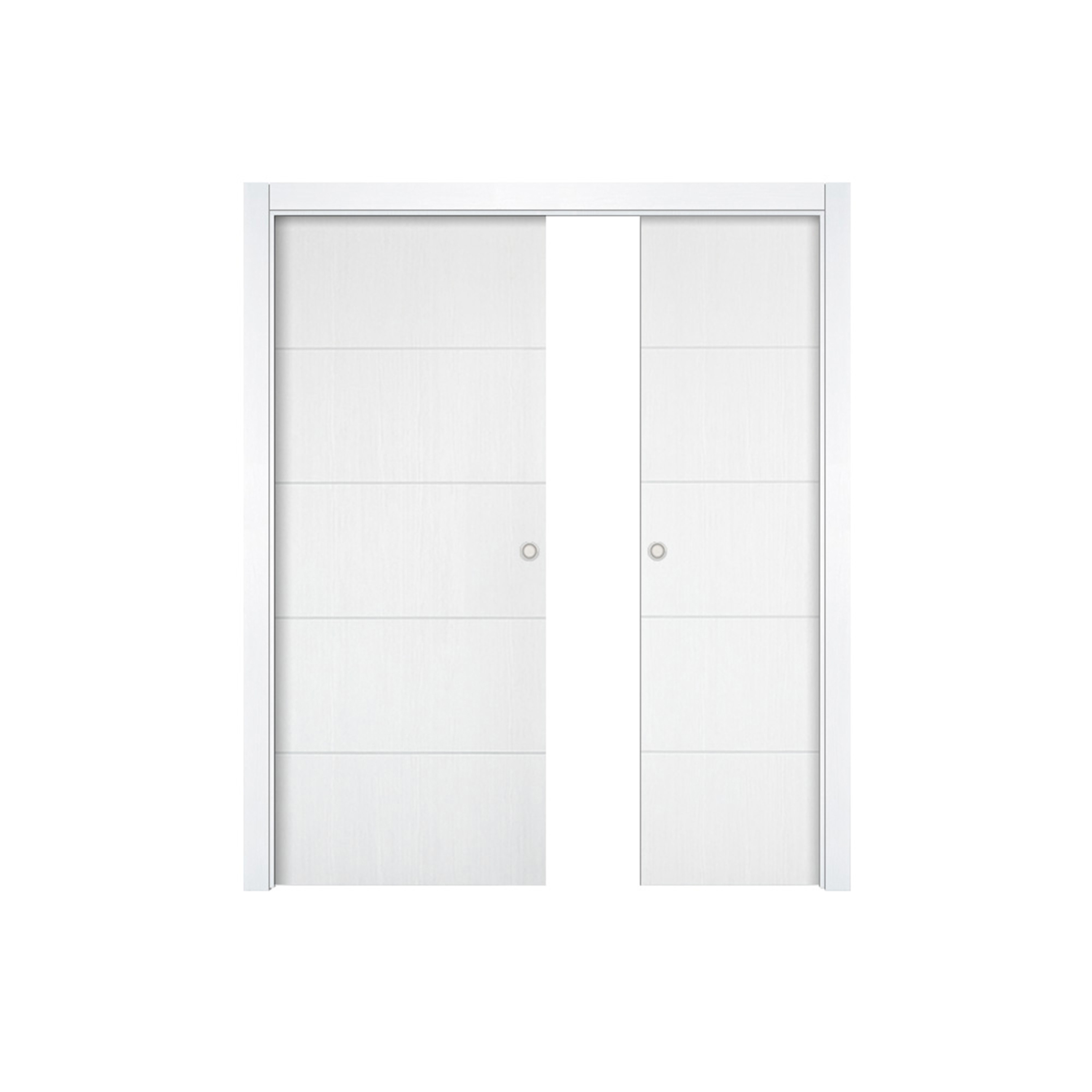 Double porte coulissante à galandage en cloison Miro - Reivilo