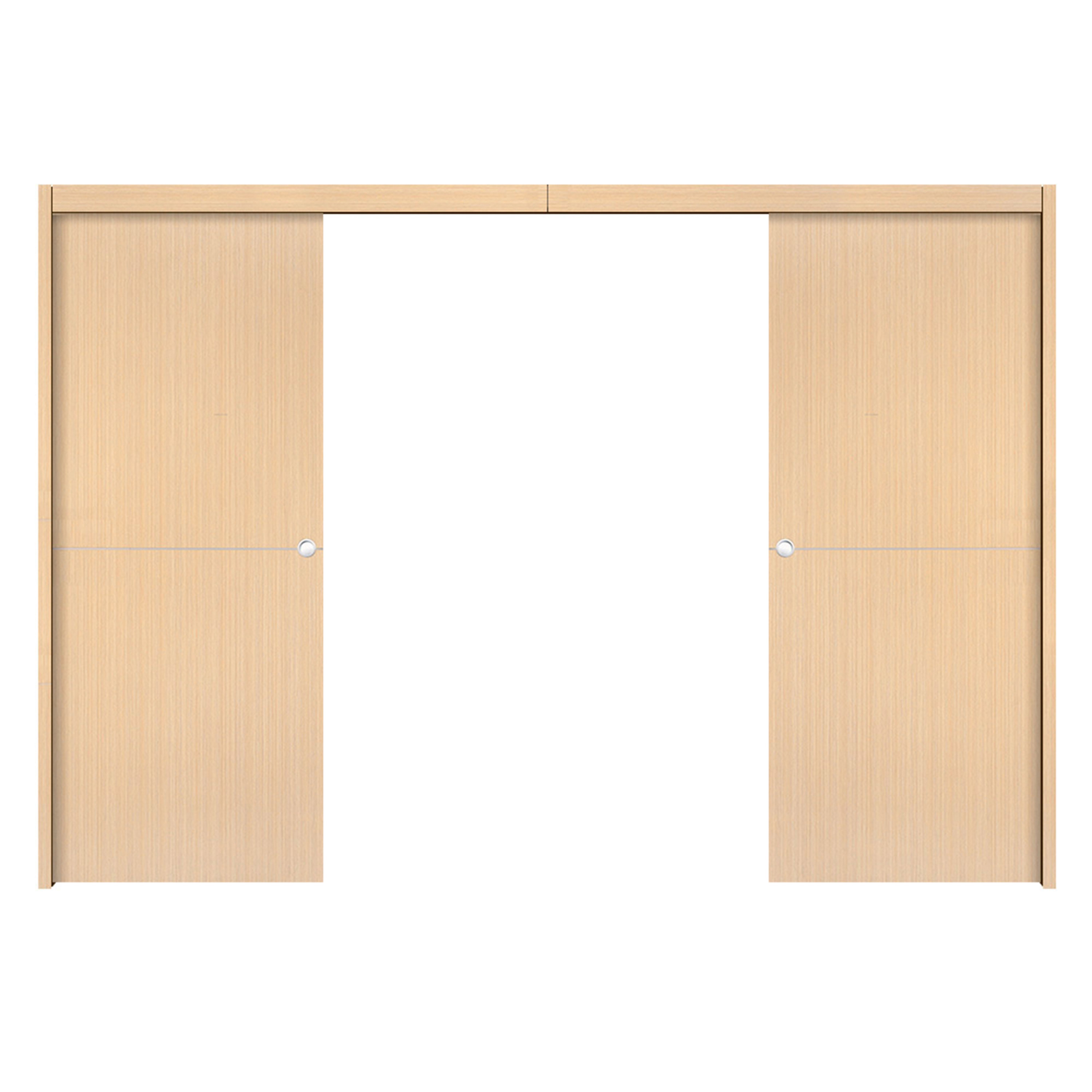 Double porte coulissante en applique Classic - Reivilo