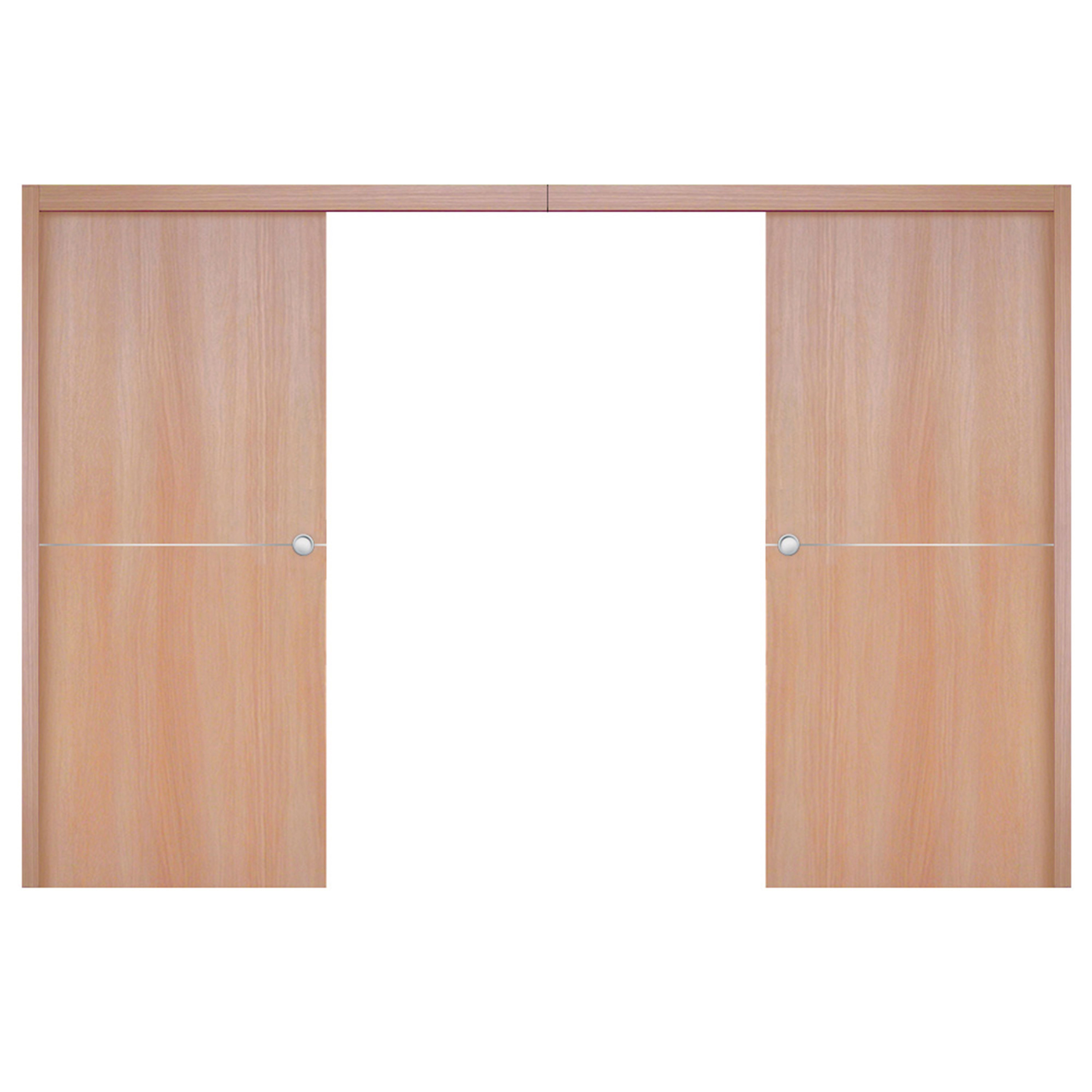 Double porte coulissante en applique Classic - Reivilo